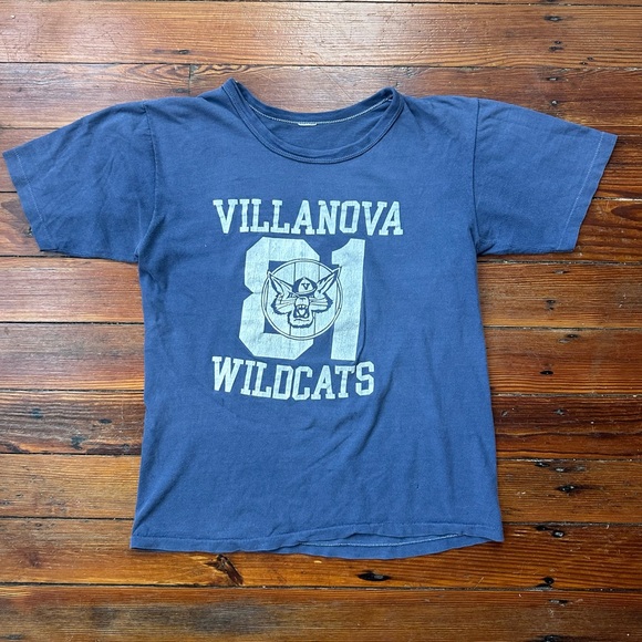 Champion | Shirts | Vintage 981 Villanova Wildcats Class Mascot Tshirt ...